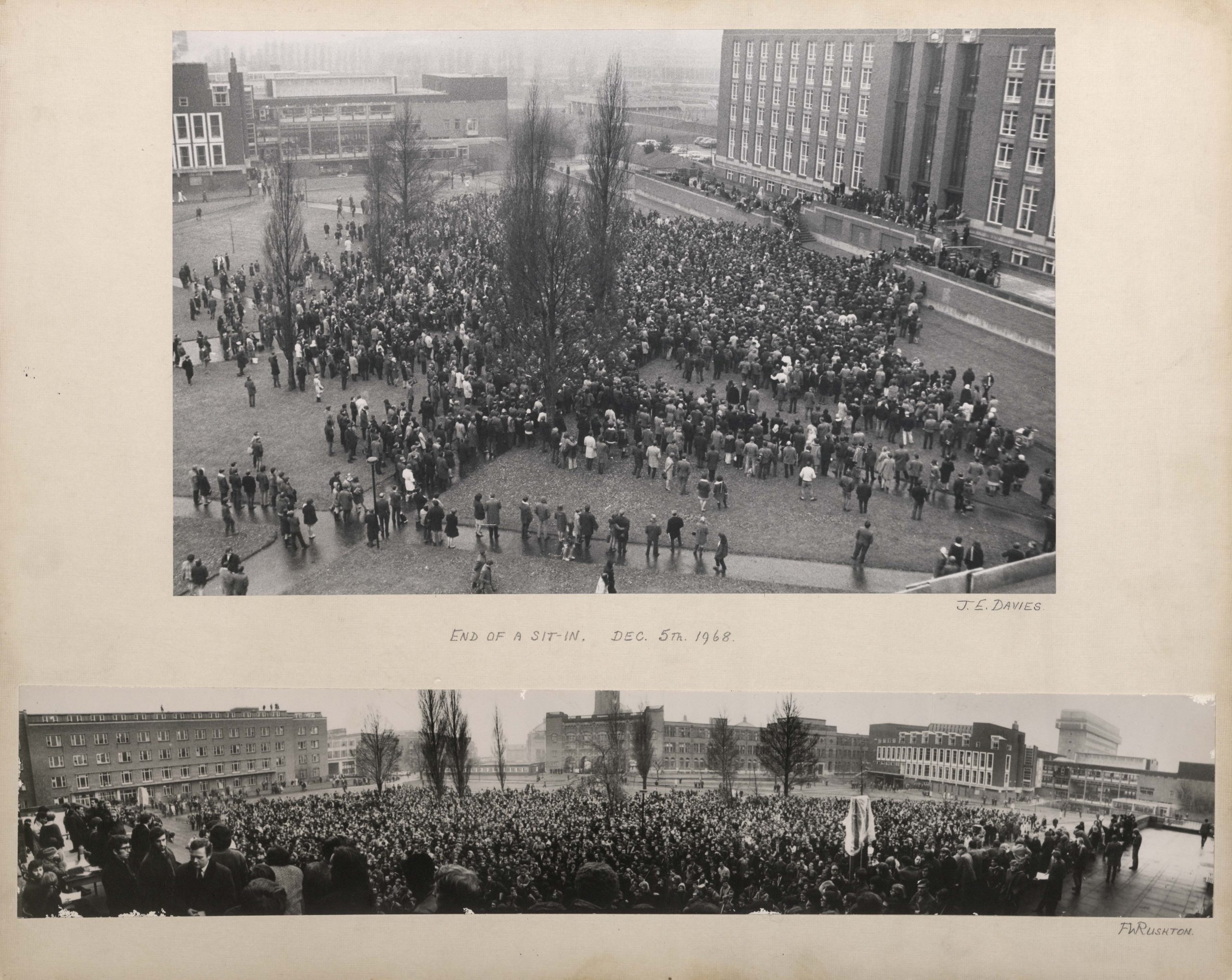 Photograph of mass meeting 5 December 1968 (UA10_79) – Protest in Print